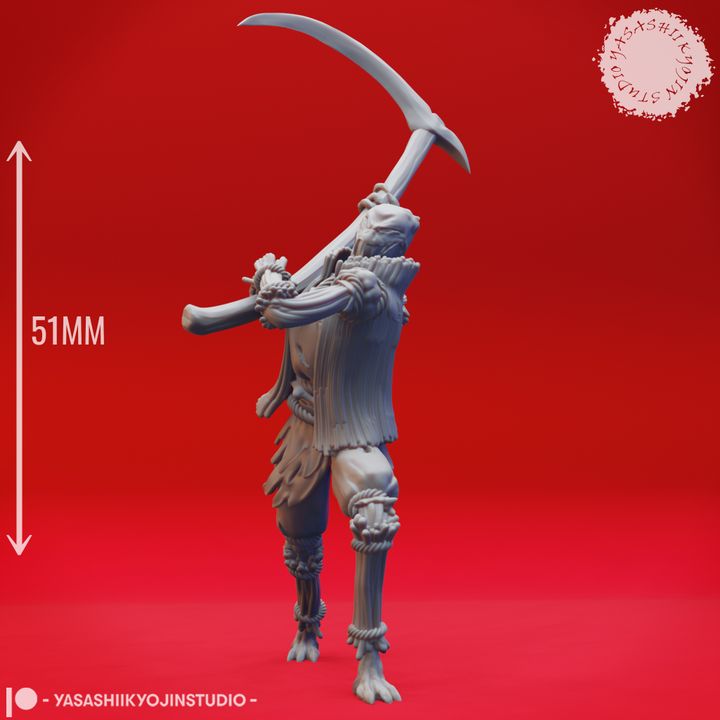 3D Printable Scarecrow - Scythe - Tabletop Miniature (Pre-Supported) by ...