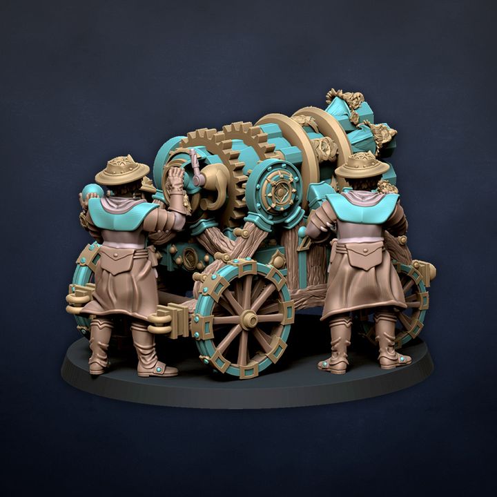 3D Printable Volley Gun by Dragon's Lake Miniaturas