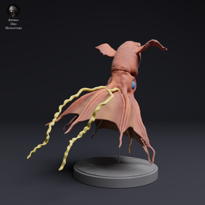 3D Printable Vampire Squid by Animal Den Miniatures