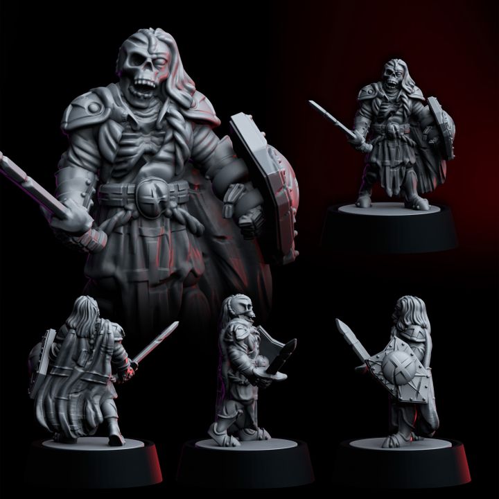 3D Printable in Baphomet's shadow 15mm by DDF Models and Miniatures