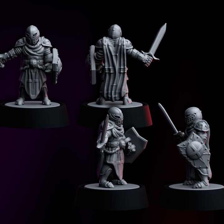 3D Printable in Baphomet's shadow 15mm by DDF Models and Miniatures