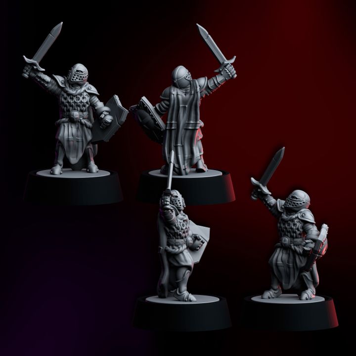3D Printable in Baphomet's shadow 15mm by DDF Models and Miniatures