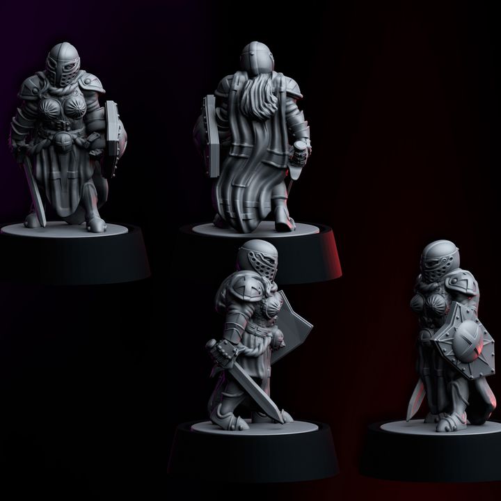 3D Printable in Baphomet's shadow 15mm by DDF Models and Miniatures