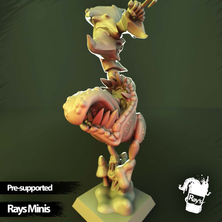 3D Printable Gnasher Dasher 3 by Raymond Svejd