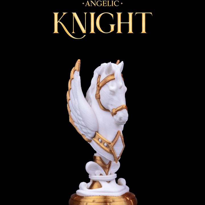 3D Printable Angelic Knight by Stlflix