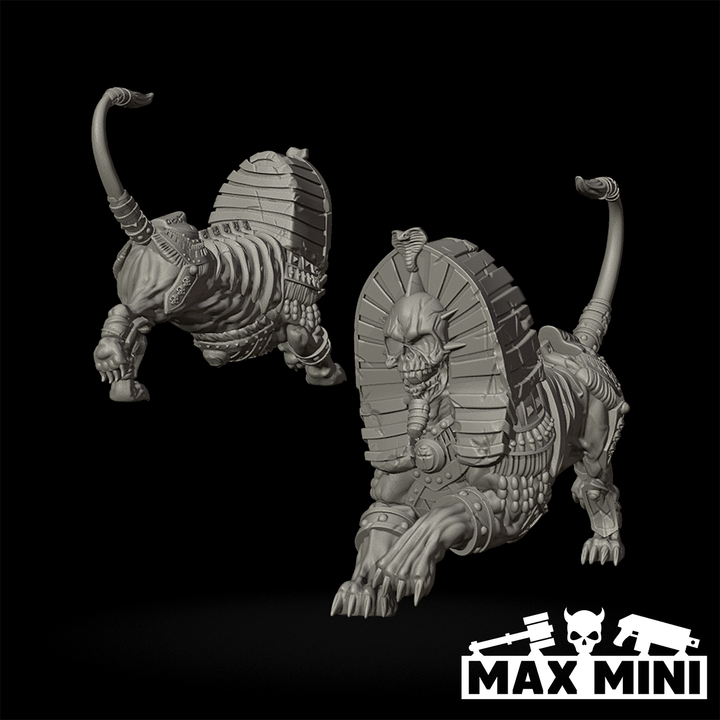 3D Printable Sphinx Hounds by Max Mini