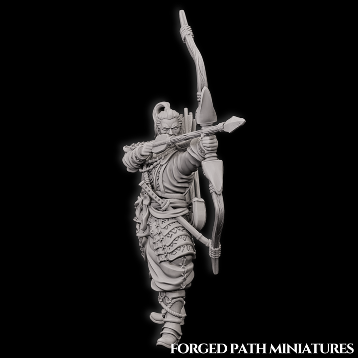 3D Printable Samurai Archer STL Files – 5 Printable Miniatures for ...