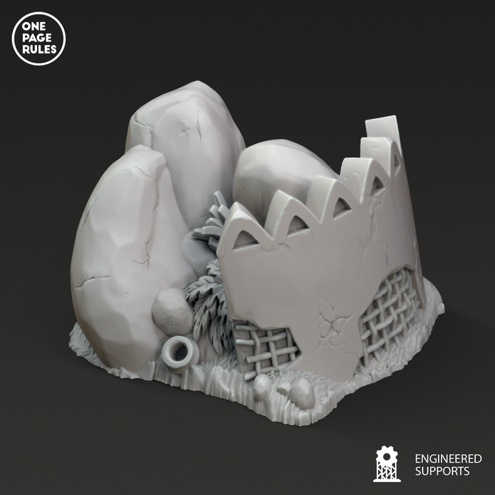 3D Printable Desert Large Terrain by One Page Rules