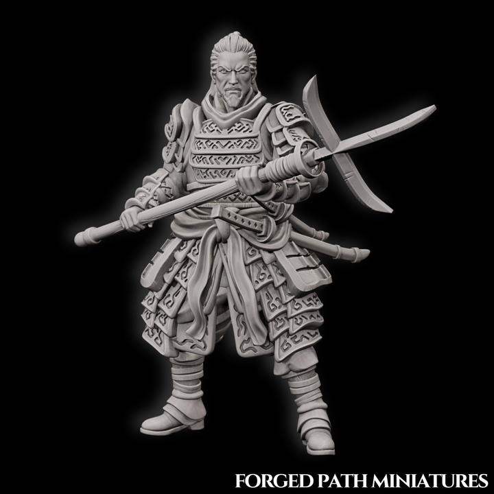 3D Printable Samurai Naginata Unit – 5 Printable STL Models | 30mm ...
