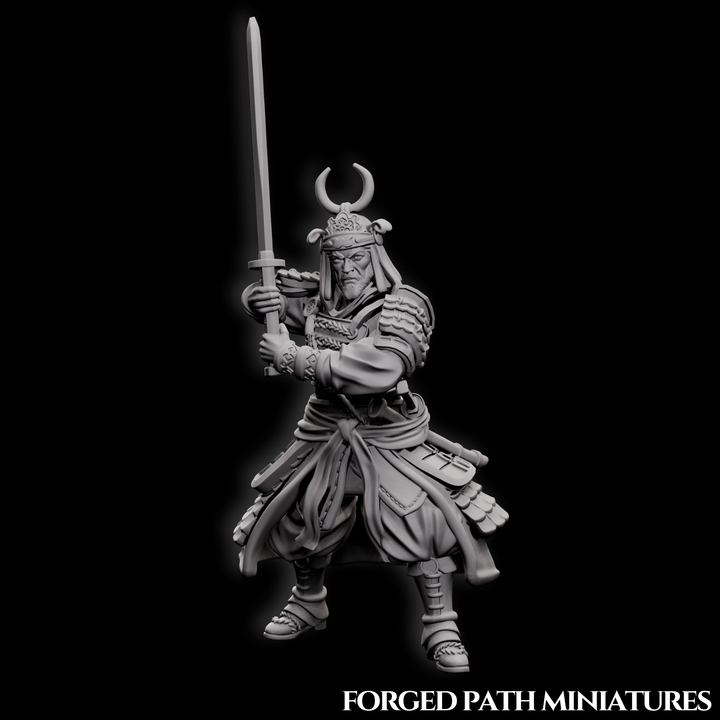 3D Printable Samurai with Katana – 5 STL Miniatures | 30mm Scale | For ...