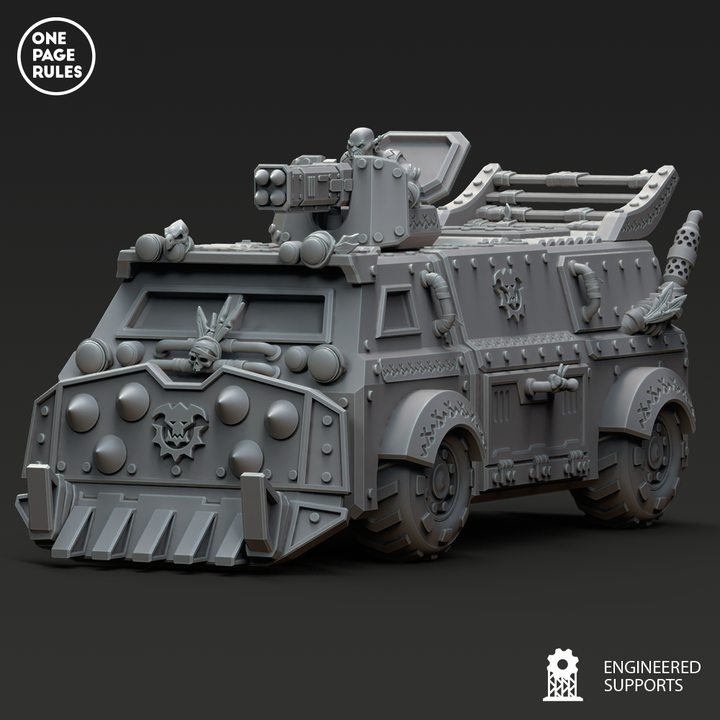 3D Printable Truck - Orc Marauders by One Page Rules
