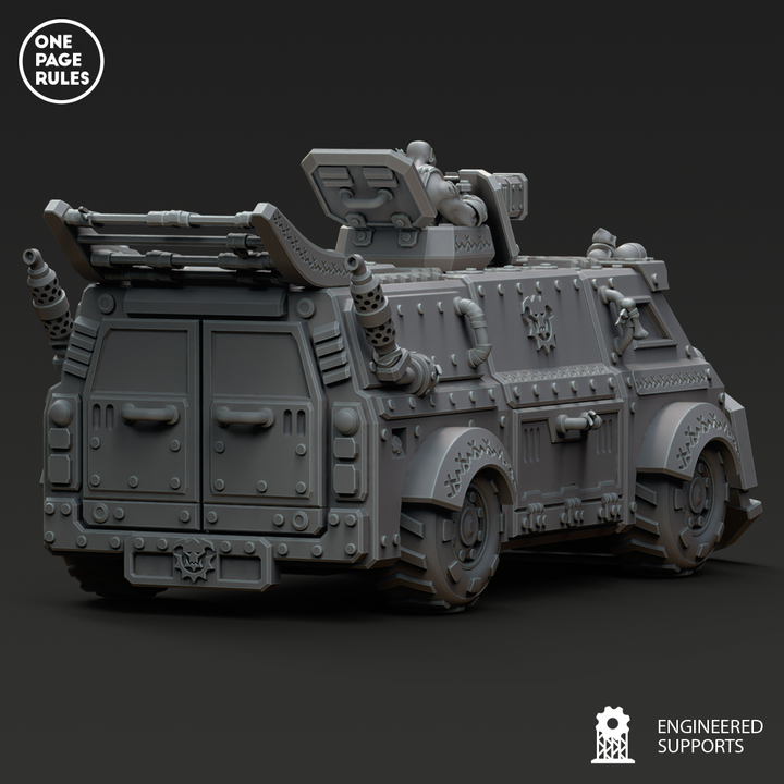 3D Printable Truck - Orc Marauders by One Page Rules