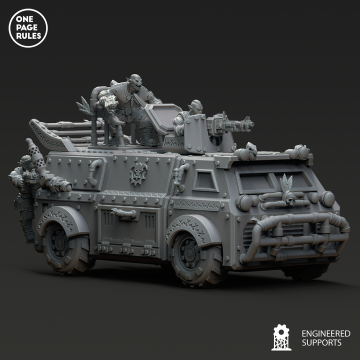 3D Printable Truck - Orc Marauders by One Page Rules