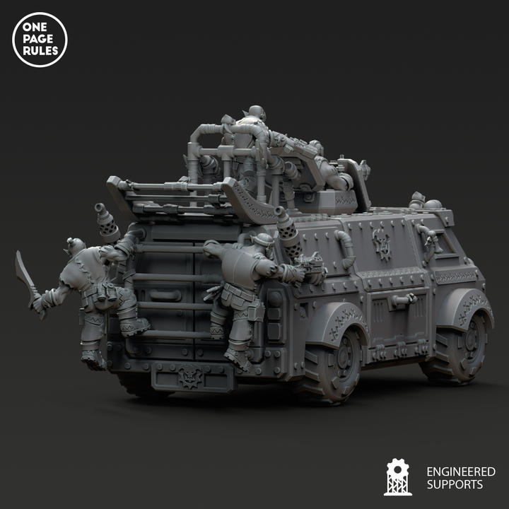 3D Printable Truck - Orc Marauders by One Page Rules