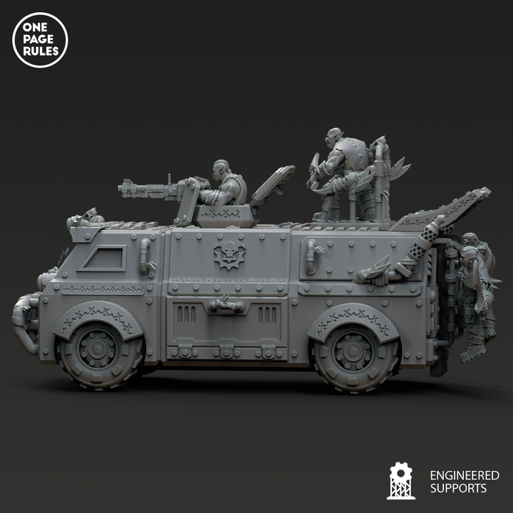 3D Printable Truck - Orc Marauders by One Page Rules