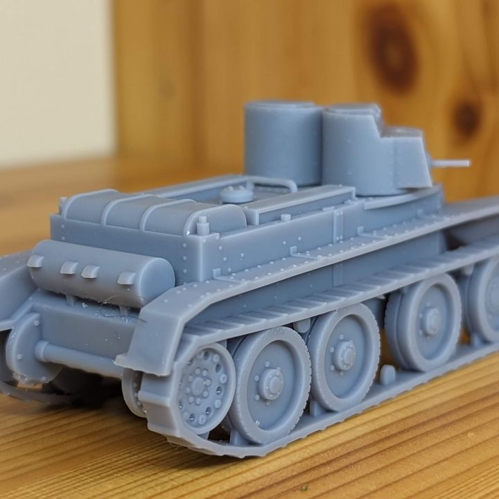 3D Printable Light tank BT-4 (USSR, WW2) by Wargame3d