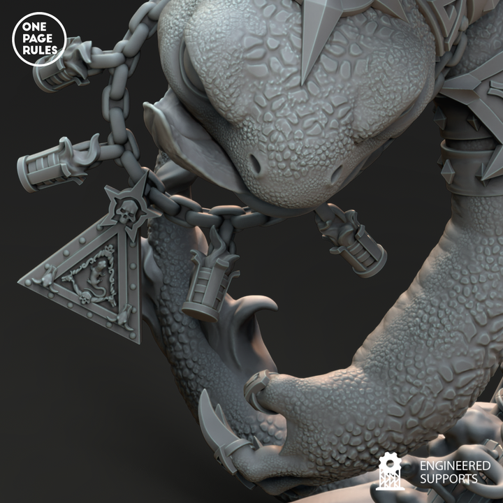 3D Printable Human Empire - Fire Titan by One Page Rules