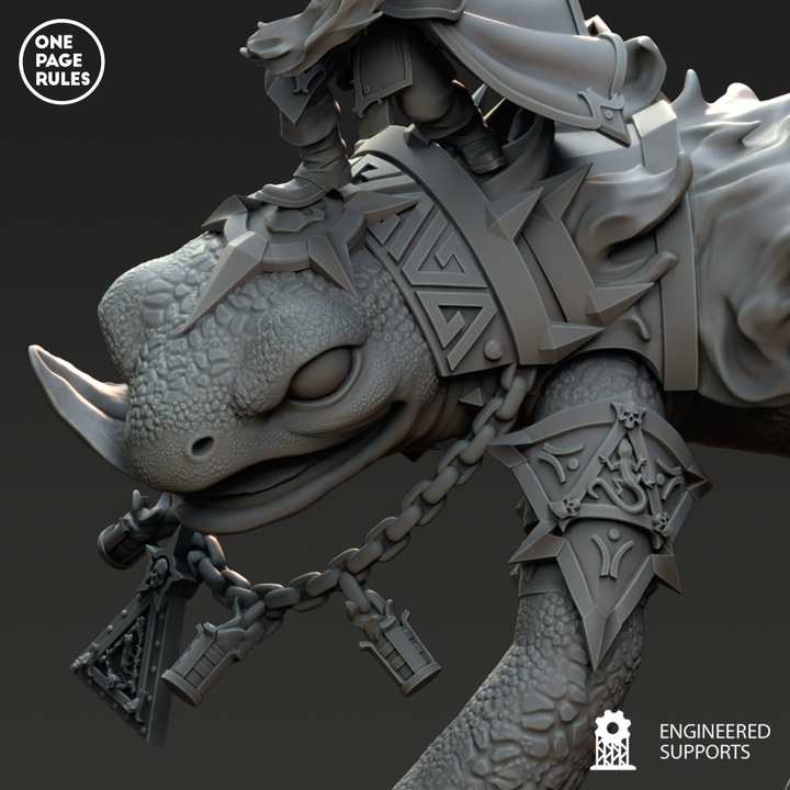 3D Printable Human Empire - Fire Titan by One Page Rules