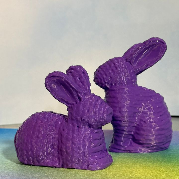 3D Printable Easy Print Bunnies by Wreck3D