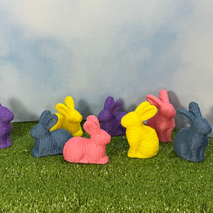 3D Printable Easy Print Bunnies by Wreck3D