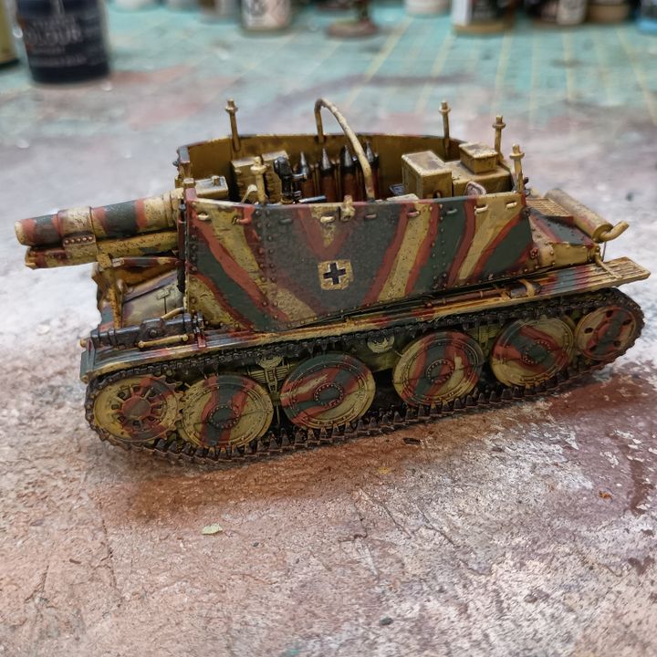 3D Printable sIG 33 auf Panzer 38(t) Ausf.H Grille (Germany, WW2) by ...