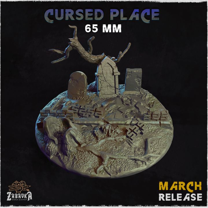 3D Printable Cursed Place - Bases & Toppers (Big Set++) by Zabavka Workshop