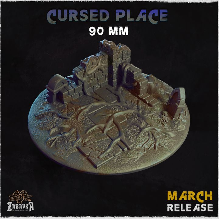 3D Printable Cursed Place - Bases & Toppers (Big Set++) by Zabavka Workshop