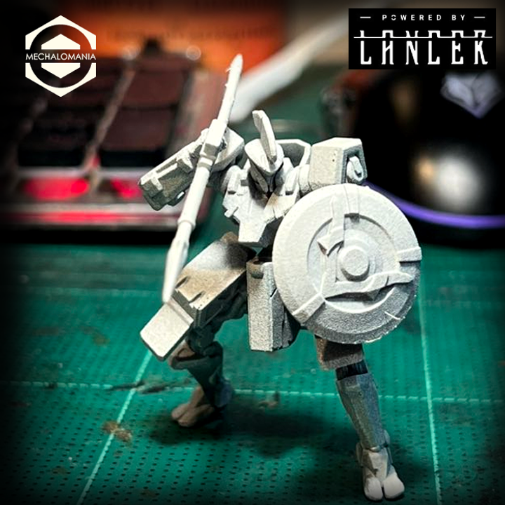 3D Printable Orchis Frame (Lancer RPG Mech) by Rattapoom Kotchapong