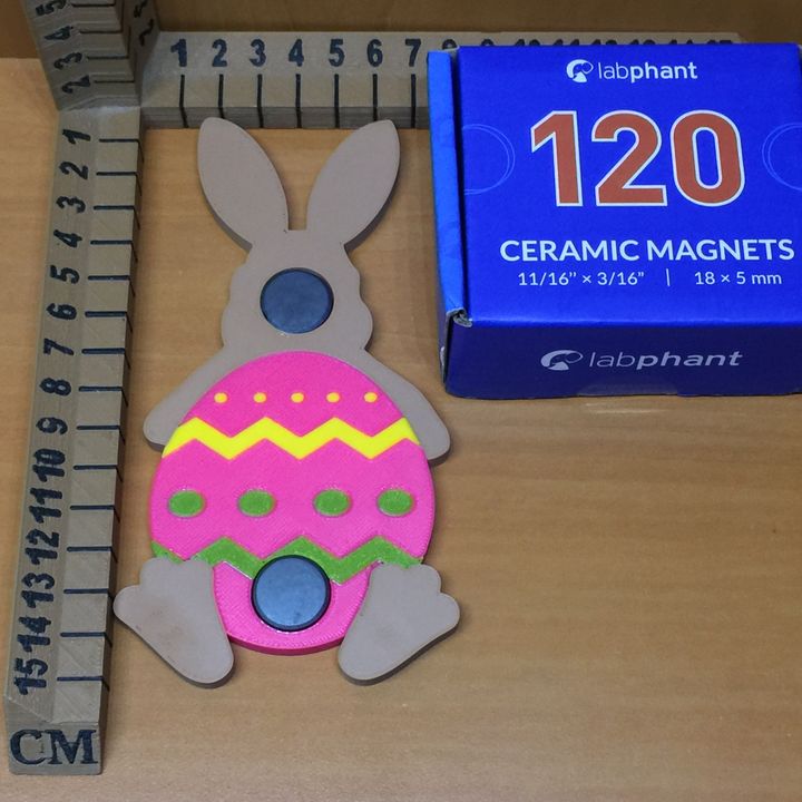 3D Printable Easter Bunny Egg by Star Labs 3D, LLC