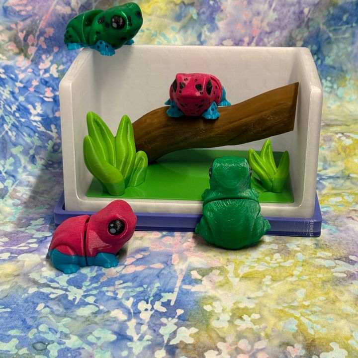 3D Printable Aquarium Critter Display Set by Rebel Alicorn Designs