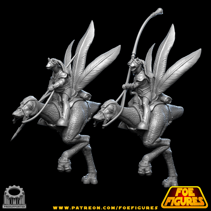 3D Printable Caabu Wild+5 Riders Modular Bundle by Foe Figures