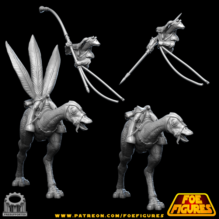 3D Printable Caabu Wild+5 Riders Modular Bundle by Foe Figures