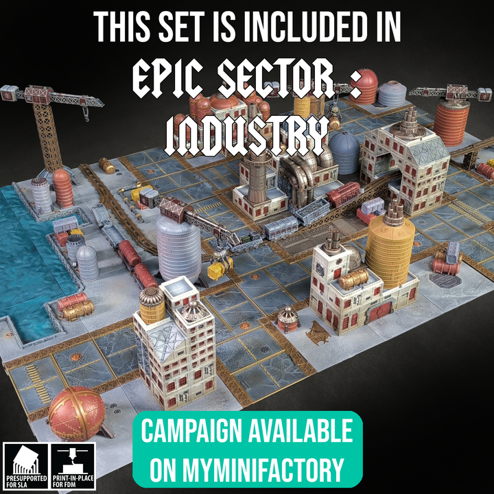 3D Printable 84 Round, Ovale and Hex Sci-fi bases 9 sizes for Epic ...