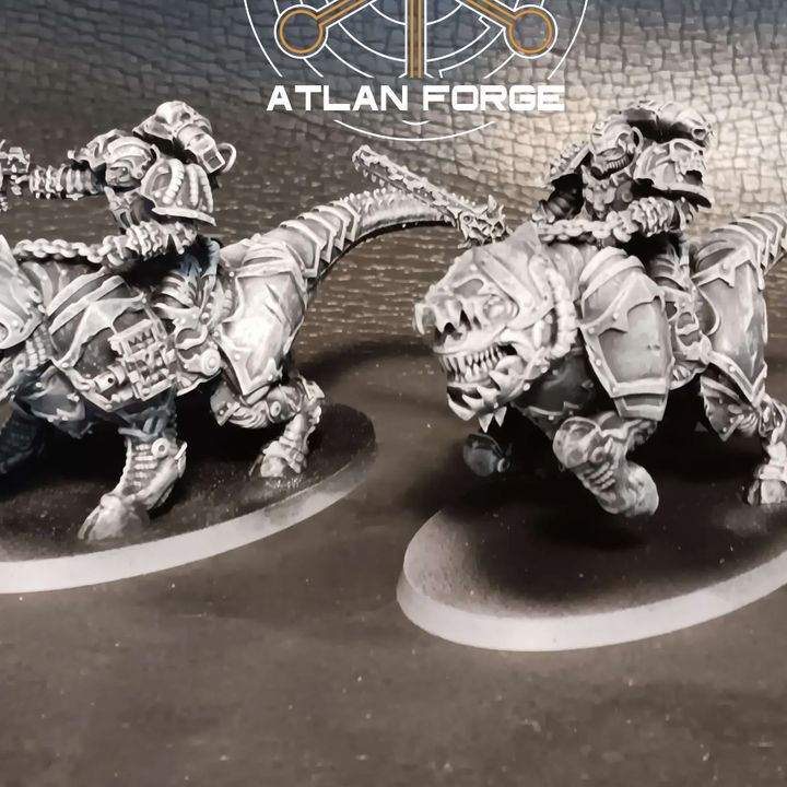 3D Printable Hades Demon Riders by Atlan Forge