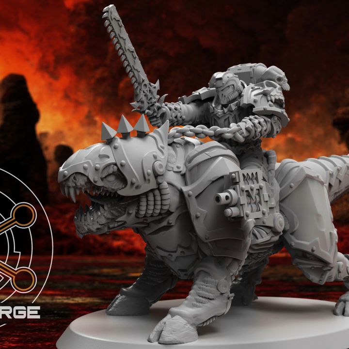 3D Printable Hades Demon Riders by Atlan Forge