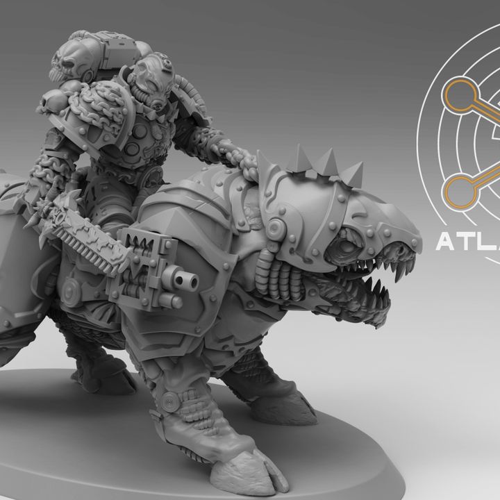 3D Printable Hades Demon Riders by Atlan Forge