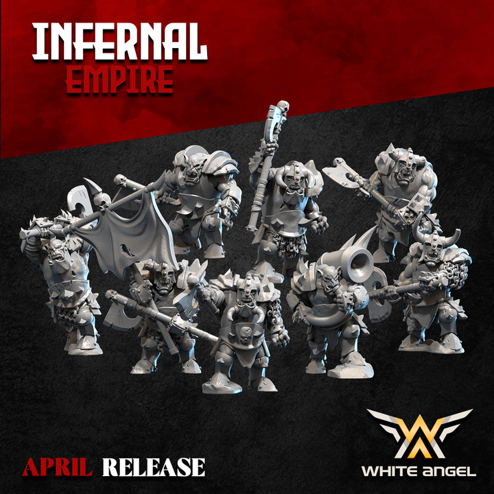 3D Printable INFERNAL HEAVY ORC - INFERNAL EMPIRE (APRIL 2025 RELEASE ...