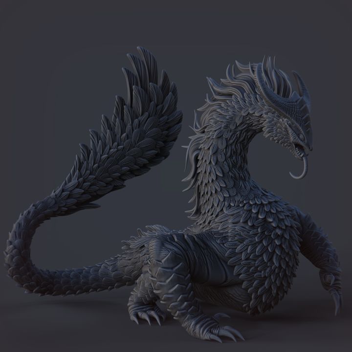3D Printable Sylphoon - The Beast of Wind + Storms - Evernewt Evolution ...