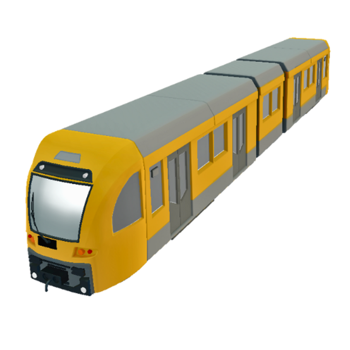 3D Printable Modern Train – Detailed 3D Printable High-Speed Rail Model ...