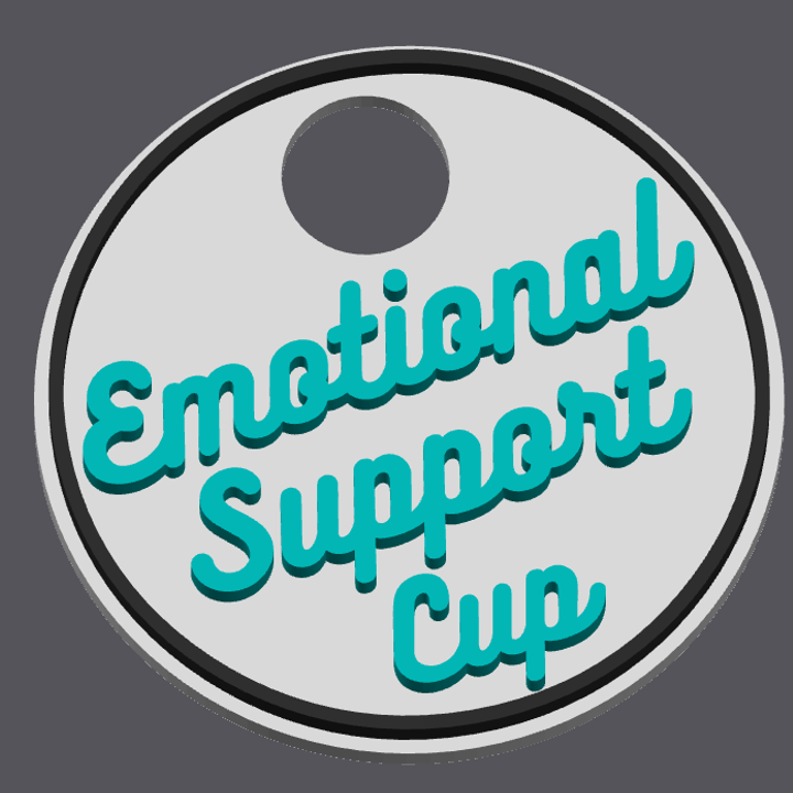 3D Printable Manley the St*nley Tumbler Clicker Fidget Keychain by ...