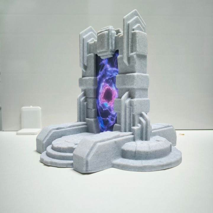 3D Printable Archway Portal Phone Holder by Studio Tridimen