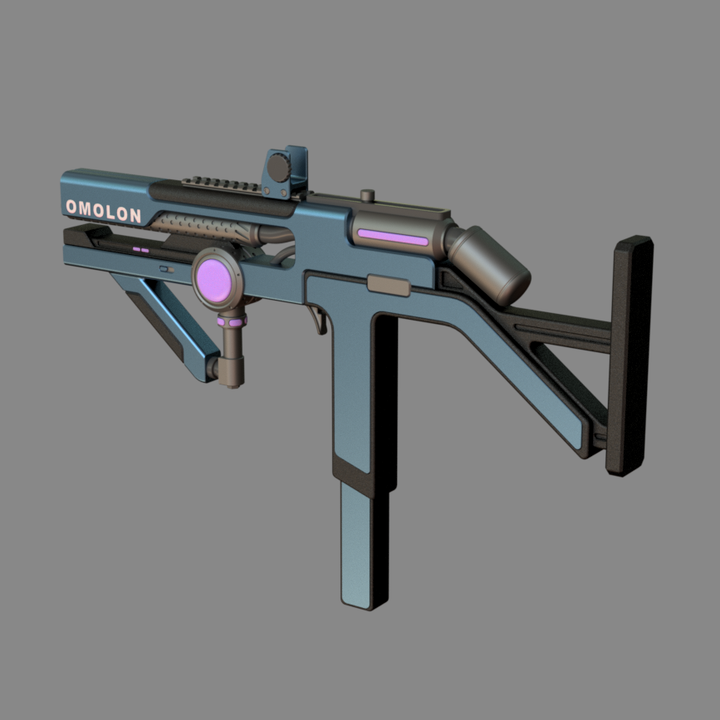 3D Printable Omolon Phosphorous MG4 – Destiny 2 full printable by MILITECH
