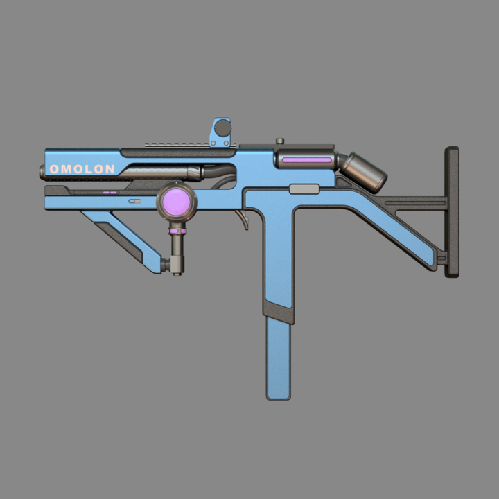 3D Printable Omolon Phosphorous MG4 – Destiny 2 full printable by MILITECH