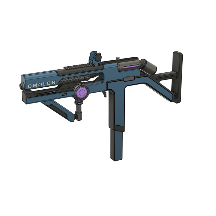 3D Printable Omolon Phosphorous MG4 – Destiny 2 full printable by MILITECH