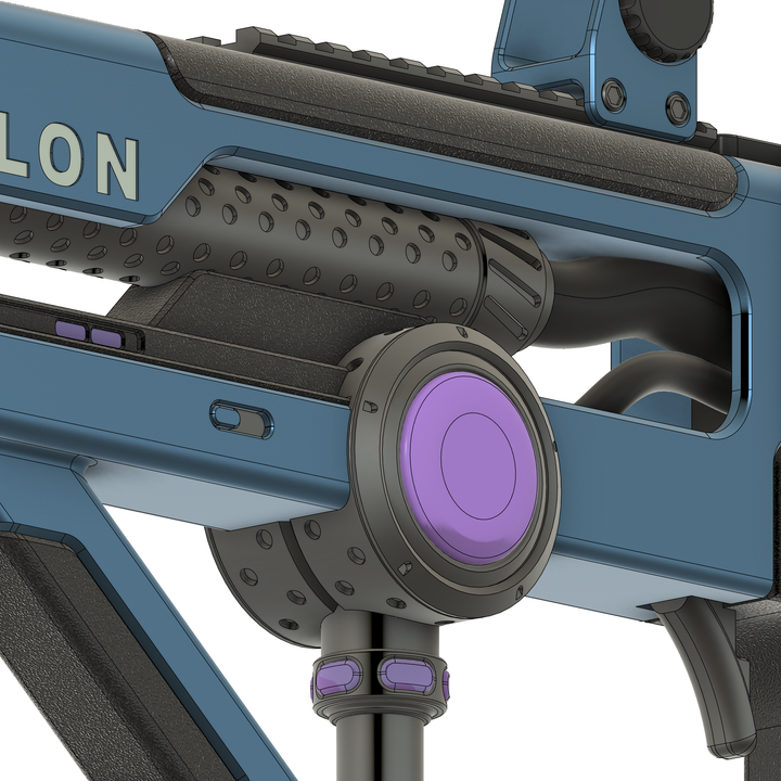 3D Printable Omolon Phosphorous MG4 – Destiny 2 full printable by MILITECH