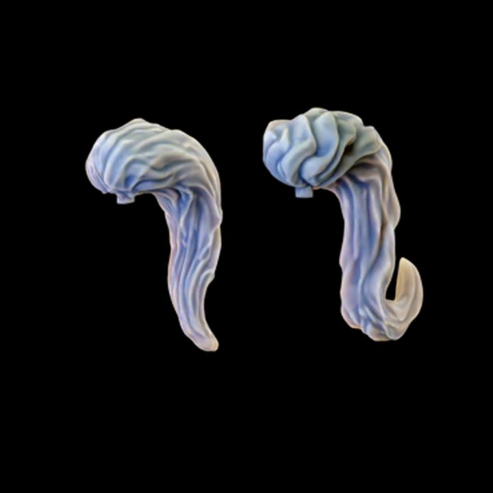 3D Printable Helmet Plumes - Modular Knights by YourNeighborKnight Minis