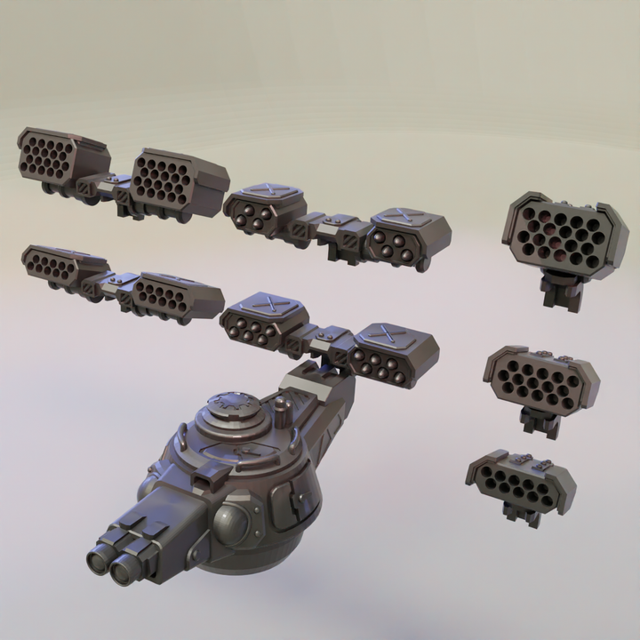 3D Printable 8mm Heavy Vehicle Set by ddd_martin_miniatures
