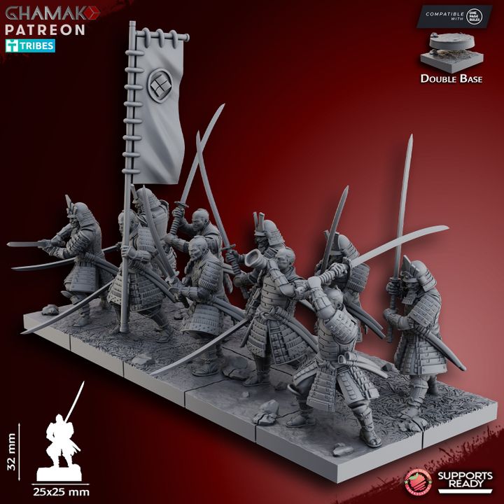 3D Printable Odachi Samurai by Ghamak