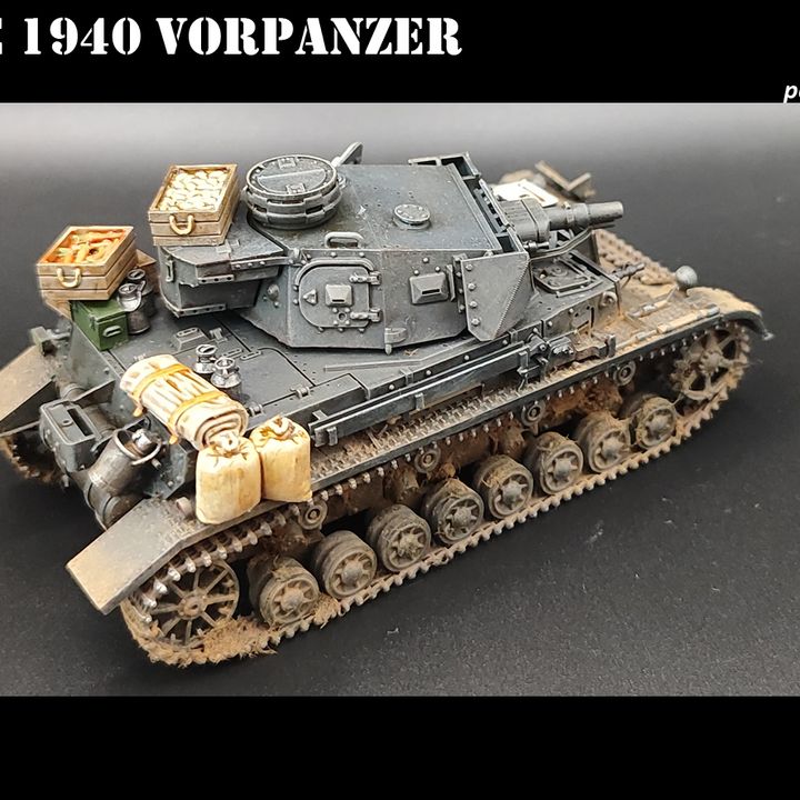 3D Printable Panzer IV E Vorpanzer 1940, Europe and DAK by Counlane Models