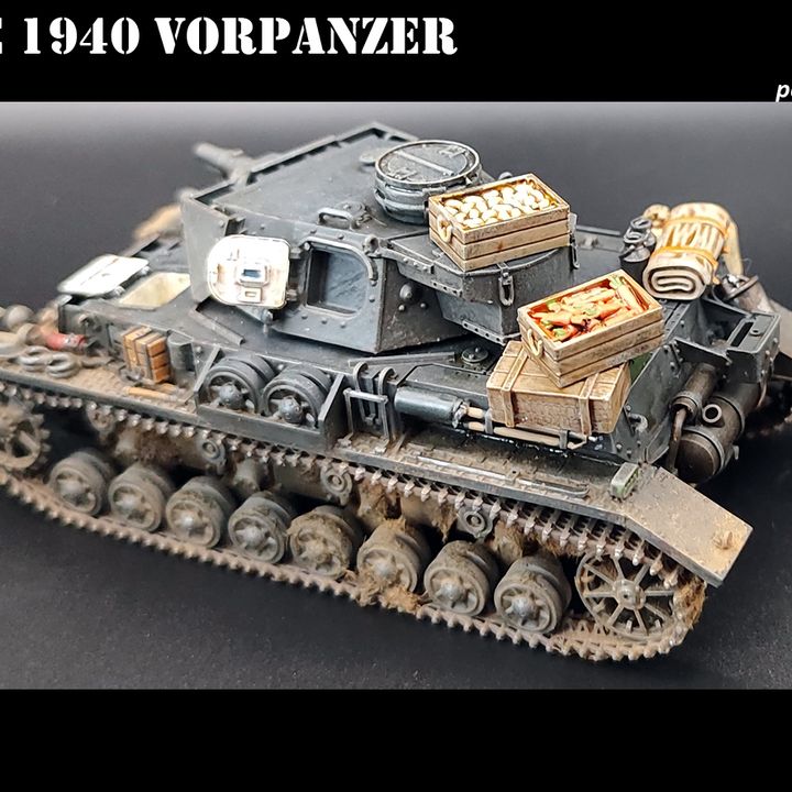 3D Printable Panzer IV E Vorpanzer 1940, Europe and DAK by Counlane Models